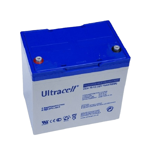 Ultracell UCG 12V 75Ah Gel Battery - EcoSolaris Dubai - UAE